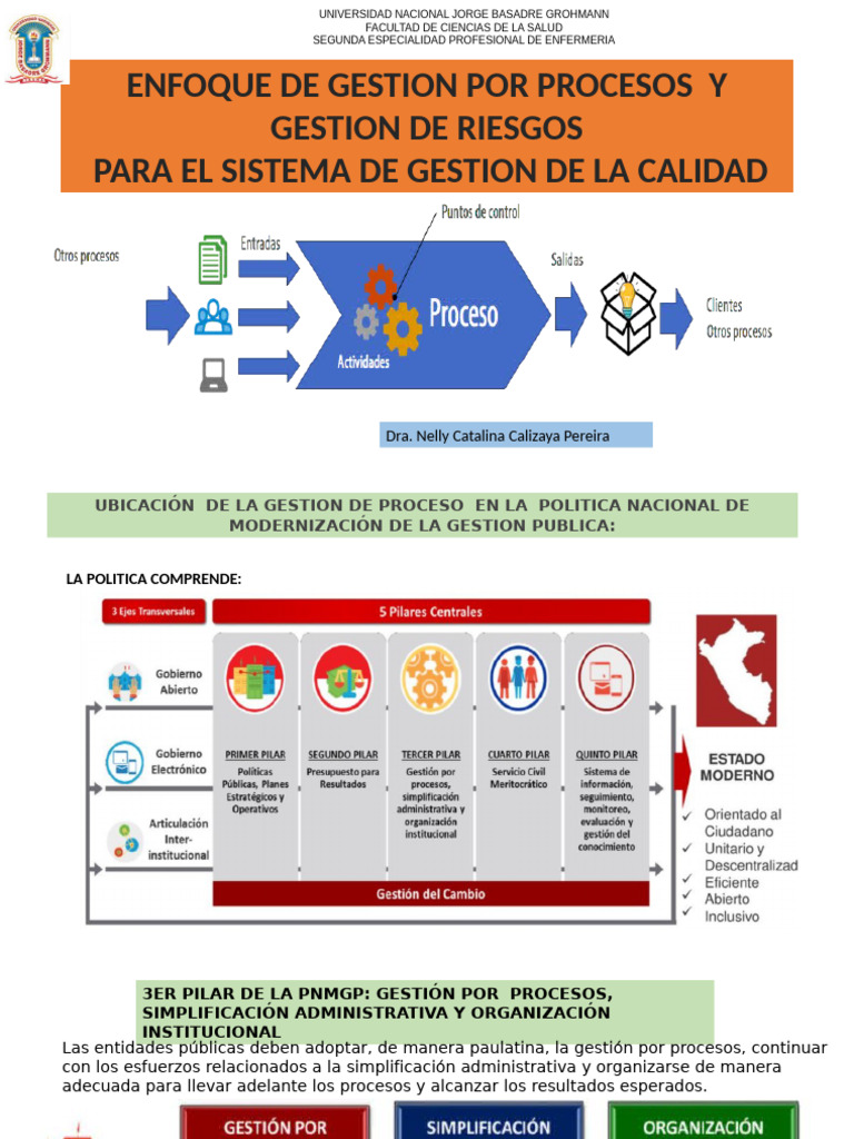 Enfoque de Gestion Por Procesos y de Riesgos para SGC | PDF | Calidad ...