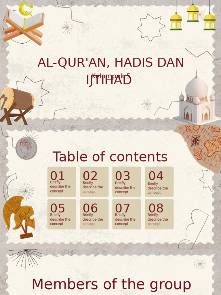 Al-Qur'An, Hadis Dan Ijtihad: Kelompok 5 | PDF