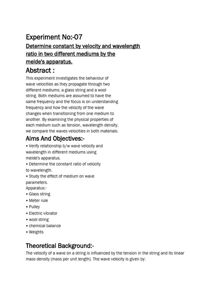 experiment no 7 | PDF