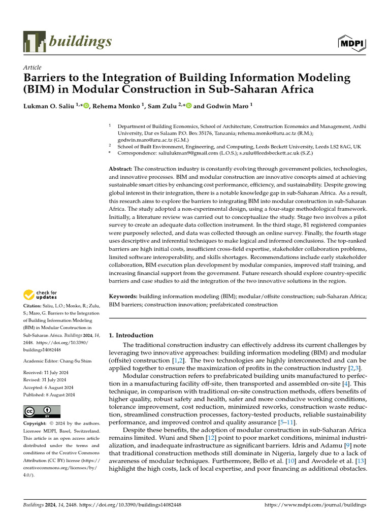 Barriers To The Integration of Building Information Modeling | PDF | Building Information ...