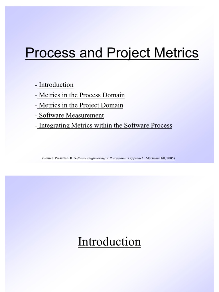 Process and Project Metrics. | PDF | Software Bug | Software