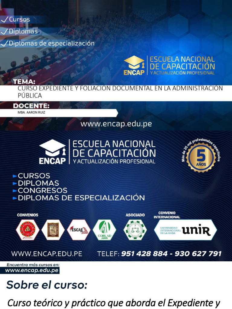 Curso de Foliación Documental Pública | PDF