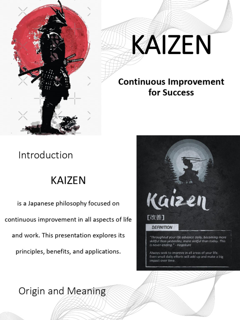 KAIZEN - Continuous Improvement For Success | PDF