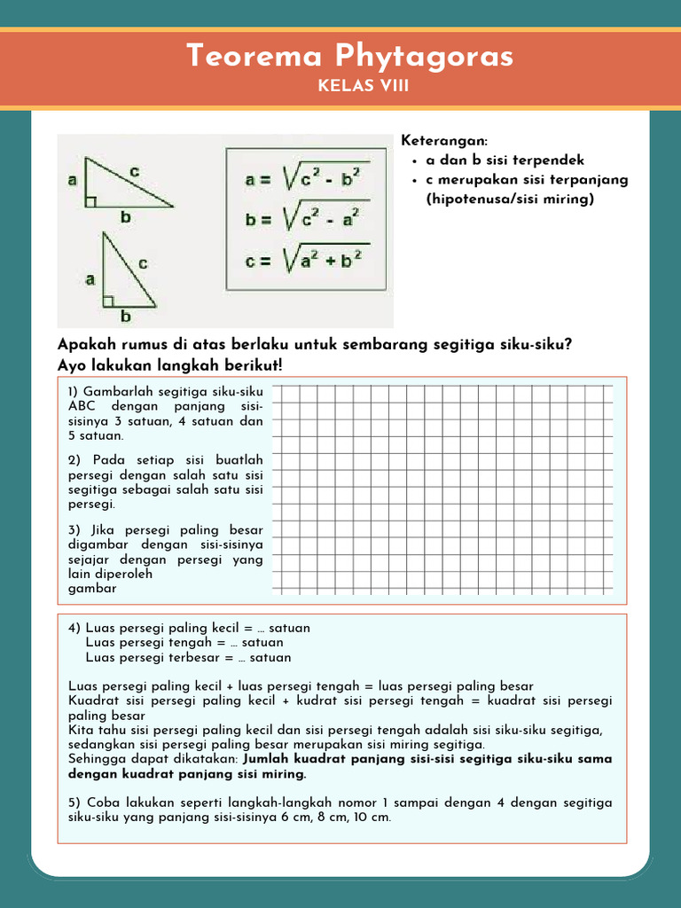 Teorema Phytagoras | PDF