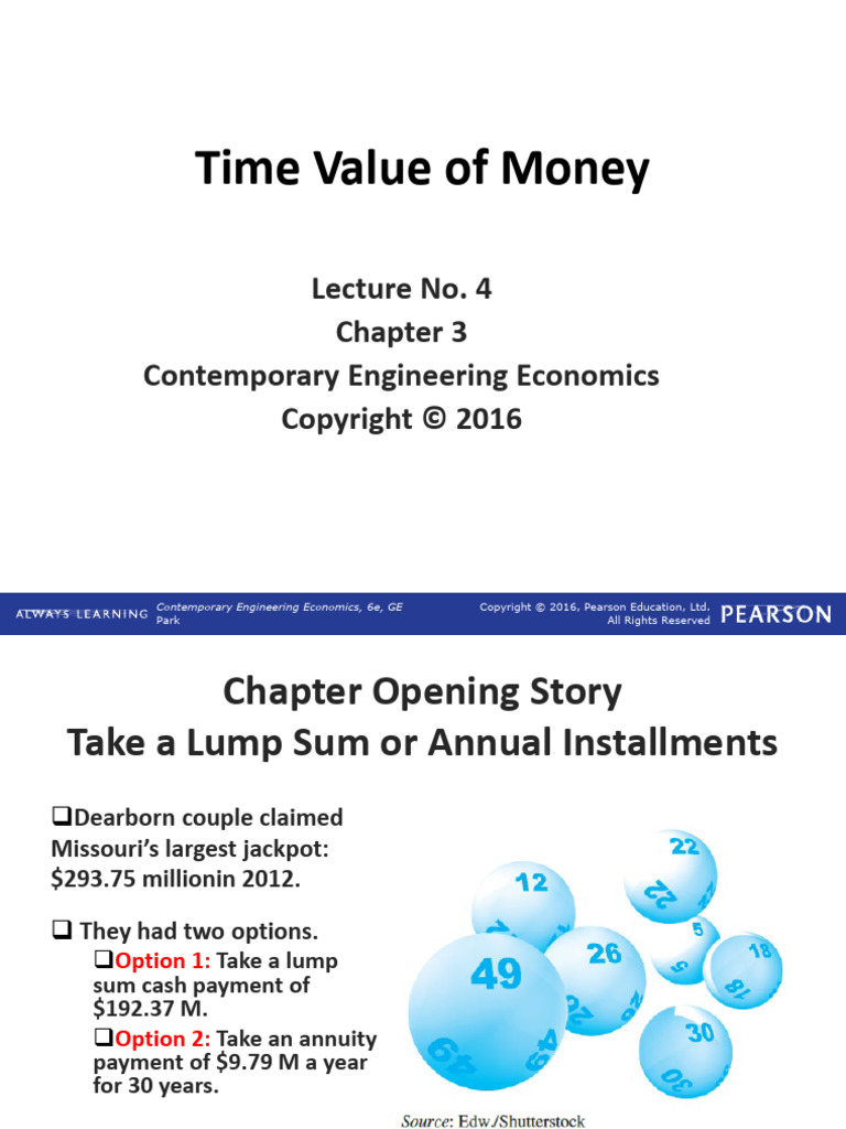 04 - Lecture No - Time Value of Money | PDF | Interest | Time Value Of ...