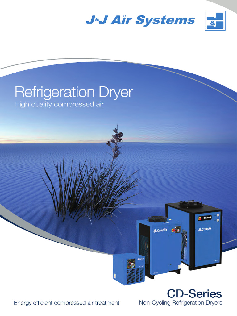 jj-compair-cd-series-air-dryer-2020 | PDF | Clothes Dryer | Heat Exchanger