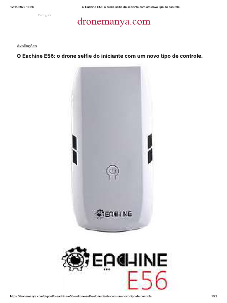 Eachine E56 Manual | PDF