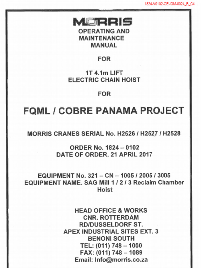 321 CN 1005 2005 2005 Operating and Maintenance Manual | PDF