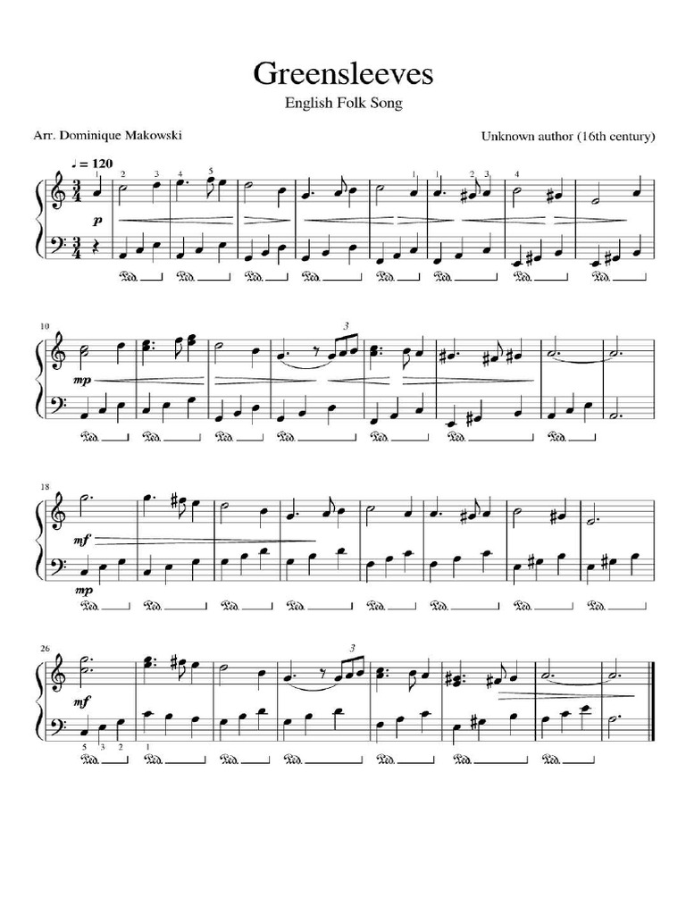 Greensleeves | PDF