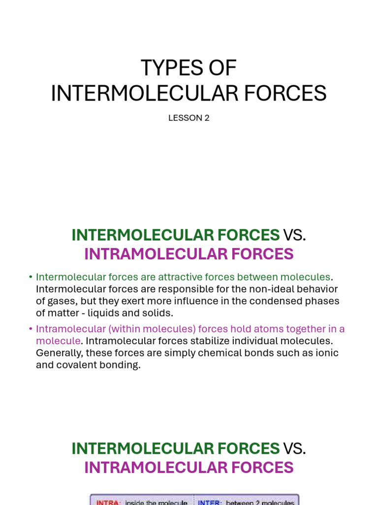 L2-TYPES-OF-INTERMOLECULAR-FORCES | PDF | Intermolecular Force ...
