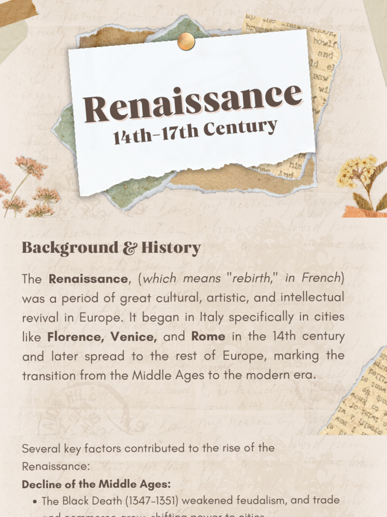 Renaissance | PDF | Renaissance | Renaissance Art