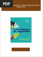 Everything's An Argument With Readings 8th Edition (Ebook PDF) Download | PDF | Rhetoric | Genre