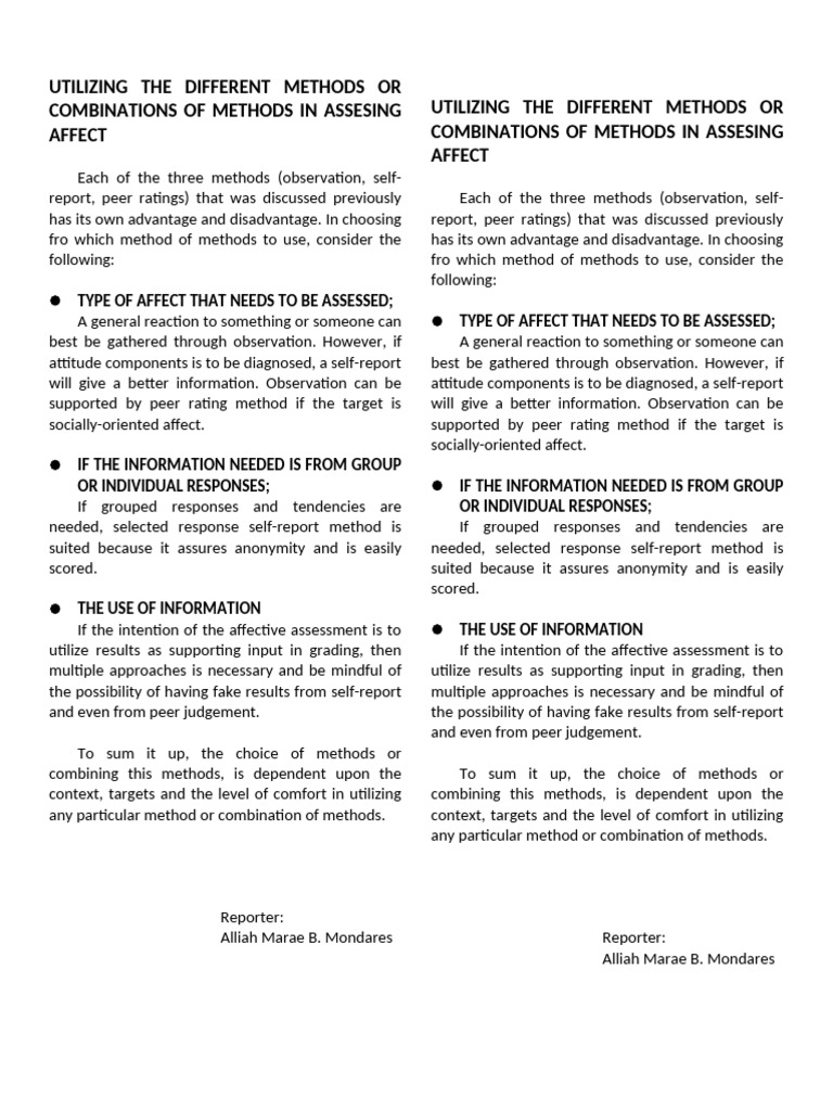 Handouts | PDF | Psychology | Behavioural Sciences