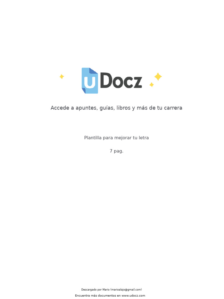 Mejora tu Letra: Consejos Prácticos | PDF | Lápiz | Bolígrafo