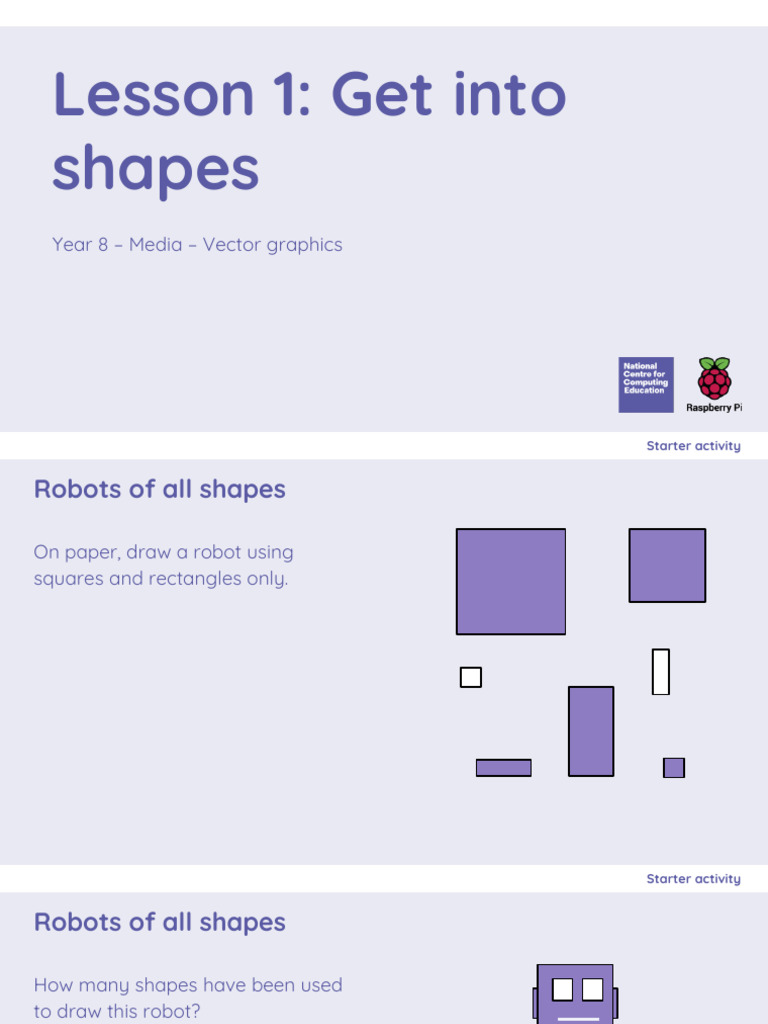 L1 Slides - Media - Vector Graphics - Y8 | PDF | Shape | Geometry