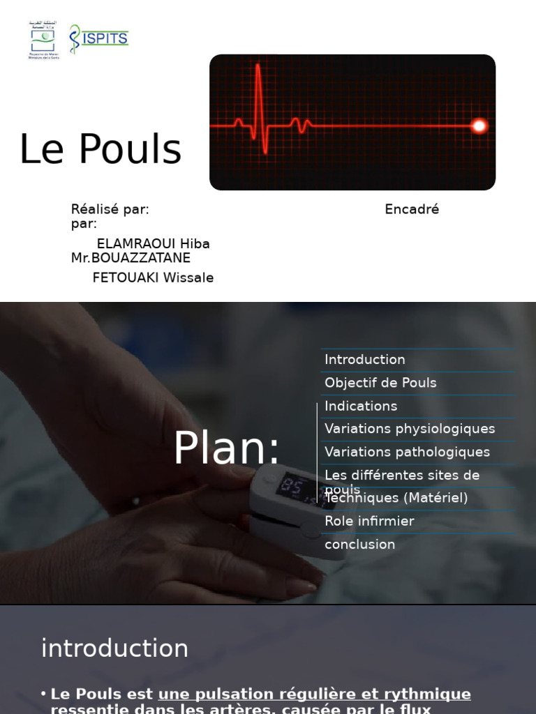 Le Pouls SI Base 1 Hiba | PDF | Pouls | Fréquence cardiaque