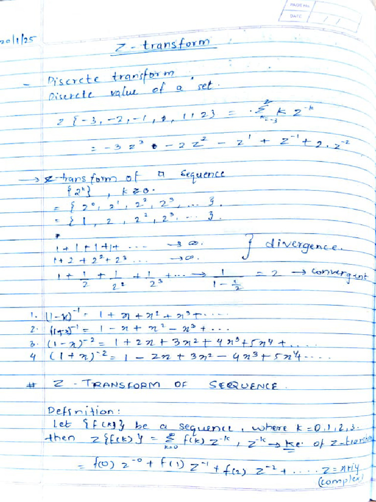Z Transform | PDF