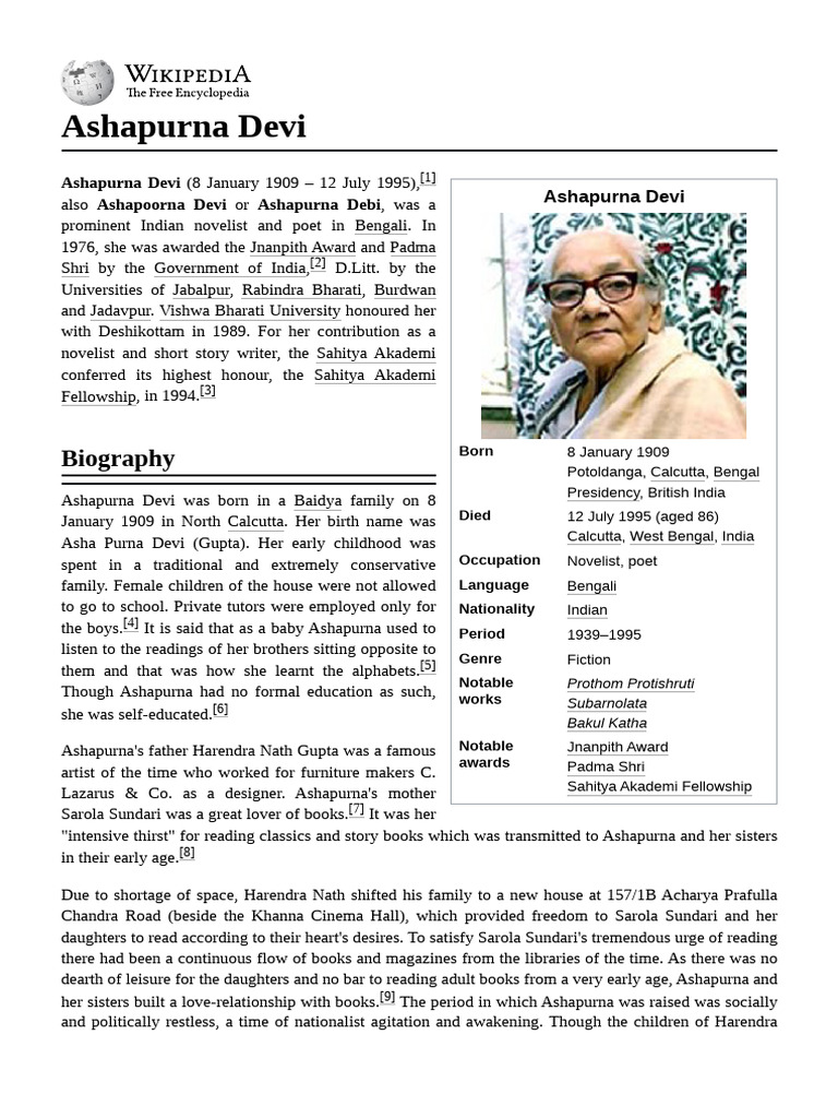 Ashapurna_Devi | PDF