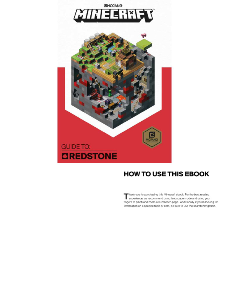 Minecraft Guide To Redstone (2017 Edition) | PDF | Computing