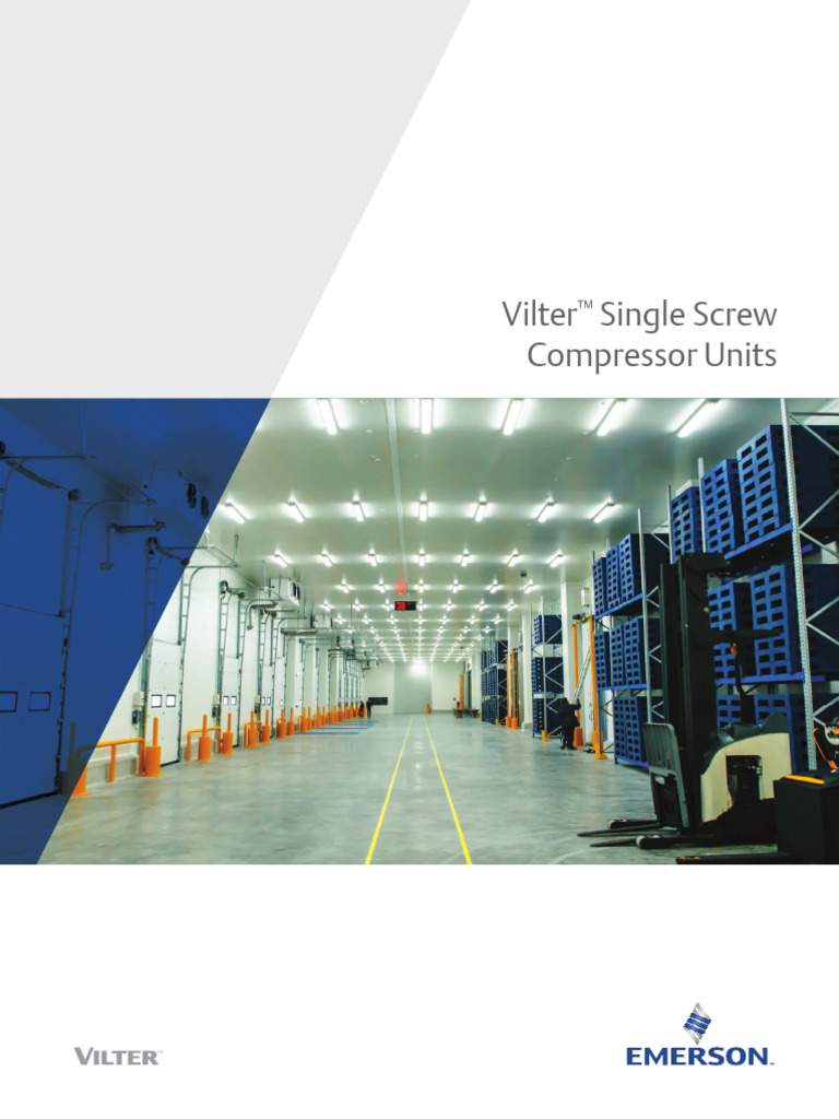 Vilter Single Screw Brochure en Us 5411230 | PDF | Pump | Manufactured ...