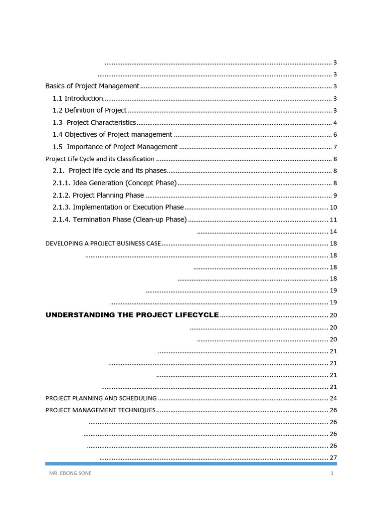 Project Management Essentials | PDF | Project Management | Feasibility ...