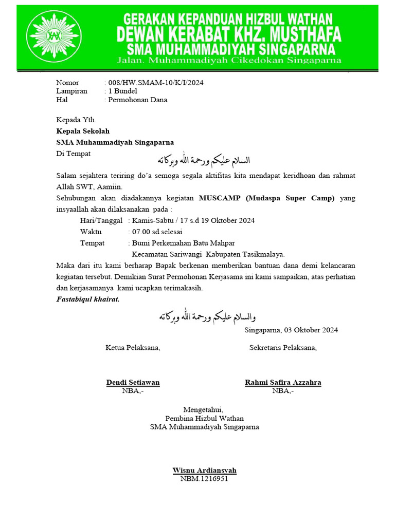 Proposal Kemah Akbar 2024 Fix | PDF