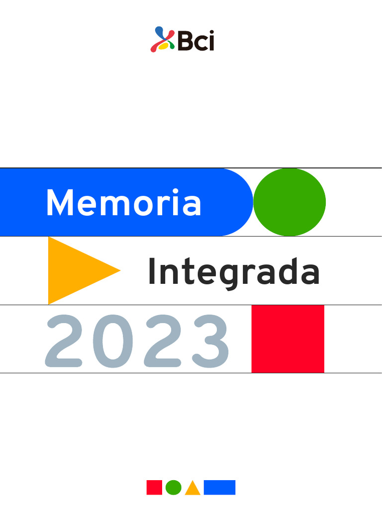 Memoria Integrada Bci 2023: Sostenibilidad y Valor | PDF | normas ...