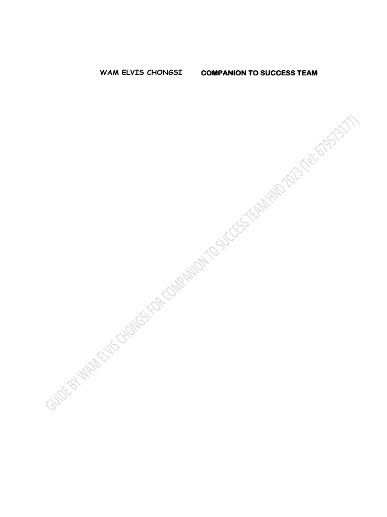 Format & Guide To HND Research Report Writing 2023 NUS-MLS-MID - PDF ...