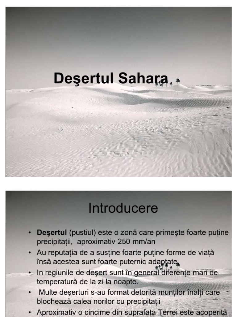 Desertul Sahara | PDF