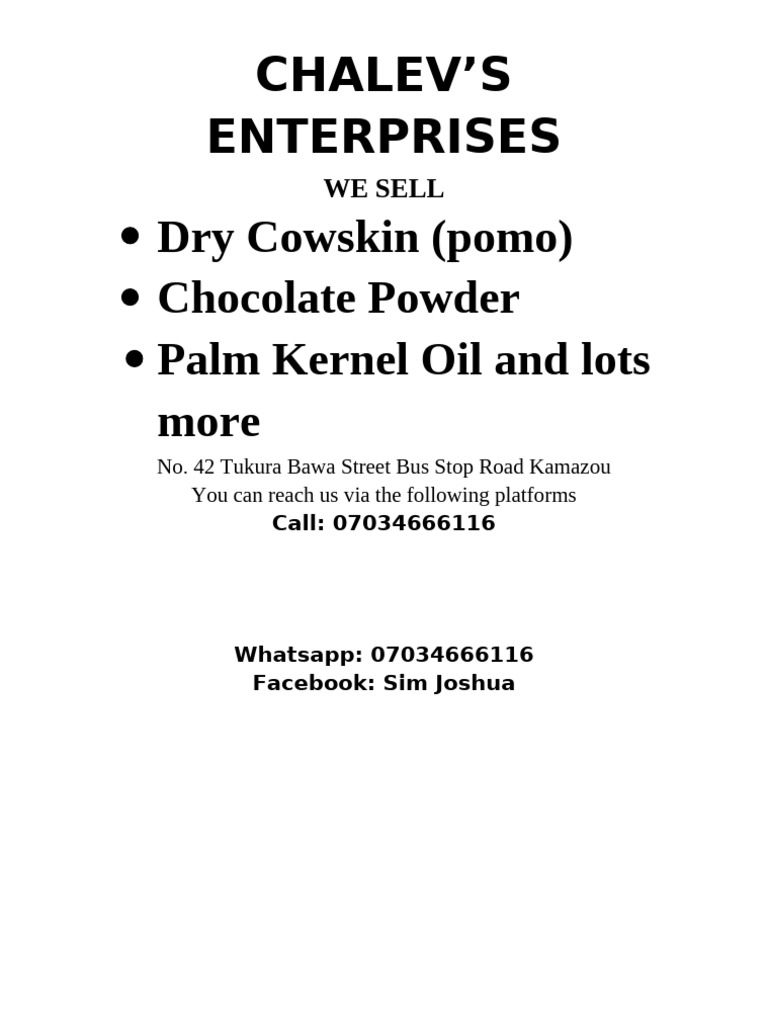 Chalev Enterprise 021120 | PDF