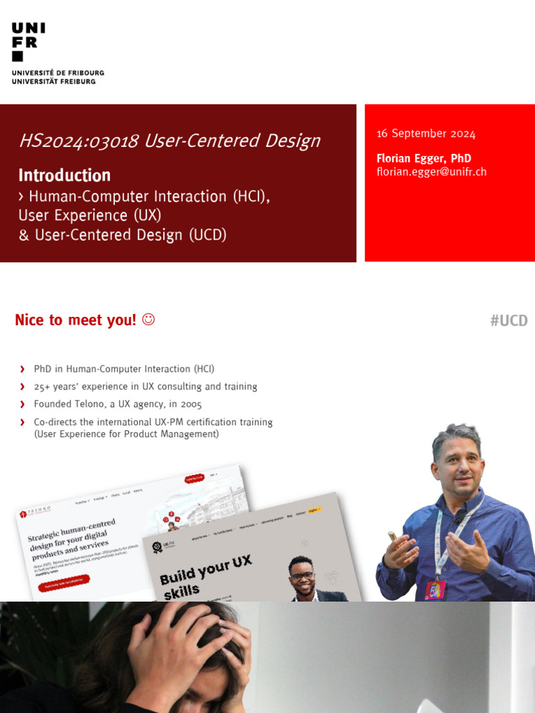 LECTURE01-Introduction-HCI-UX-UCD | PDF | User Experience | Usability