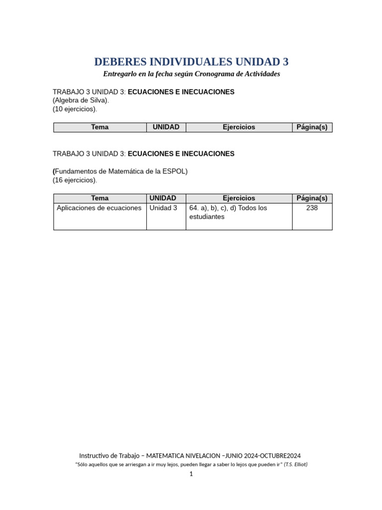 Deber Mate Uni 3 | PDF