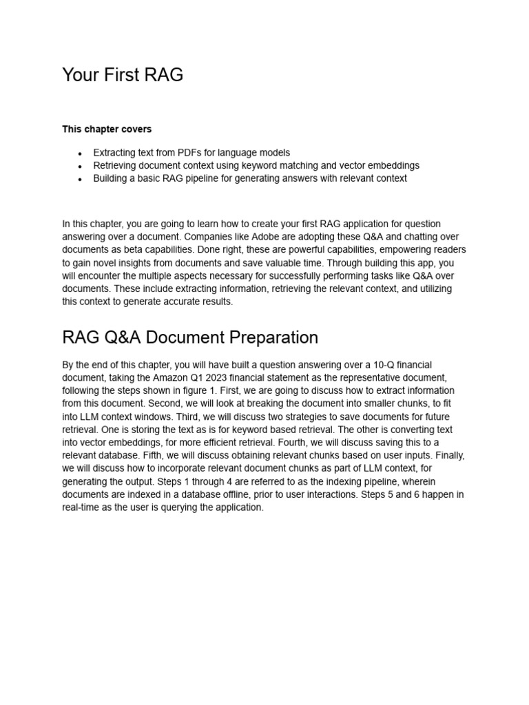 Your First RAG | PDF | Computing