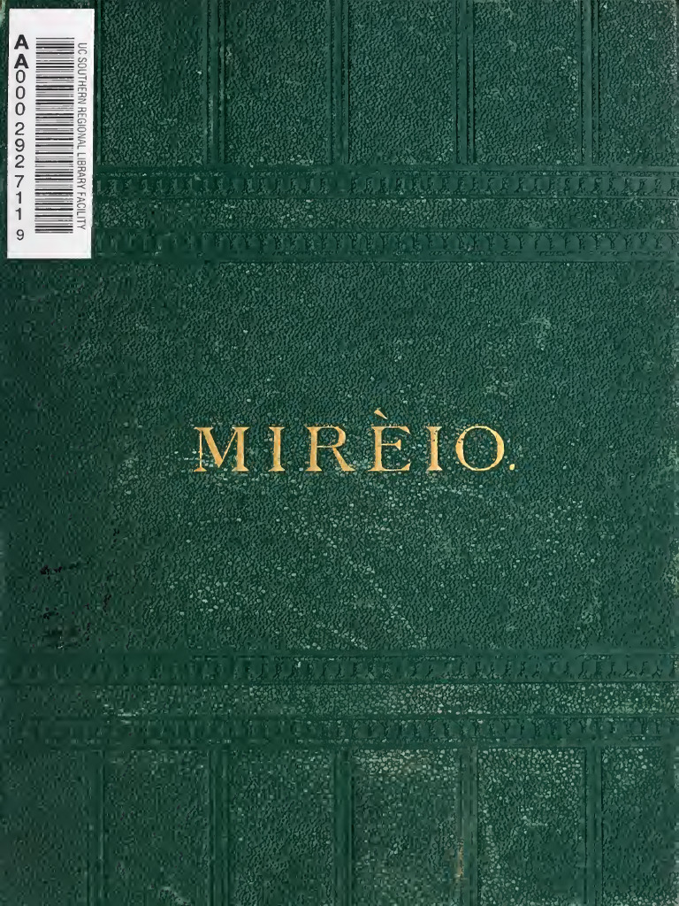 Mirèio - Frederic Mistral | PDF | Rhyme | Metre (Poetry)