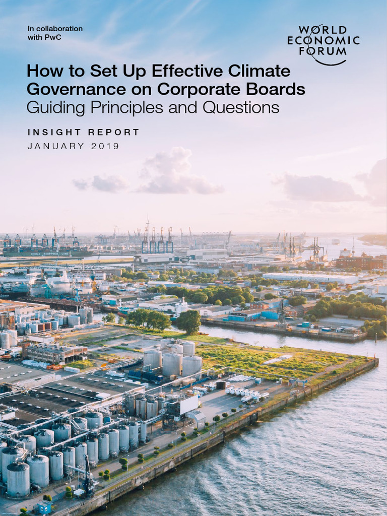 Climate Governance Principles for Boards | PDF | Governance | Risk