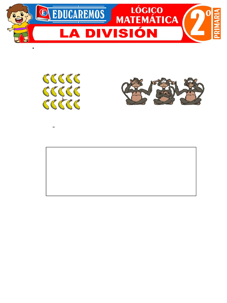 La Division para Segundo Grado de Primaria | PDF | División ...