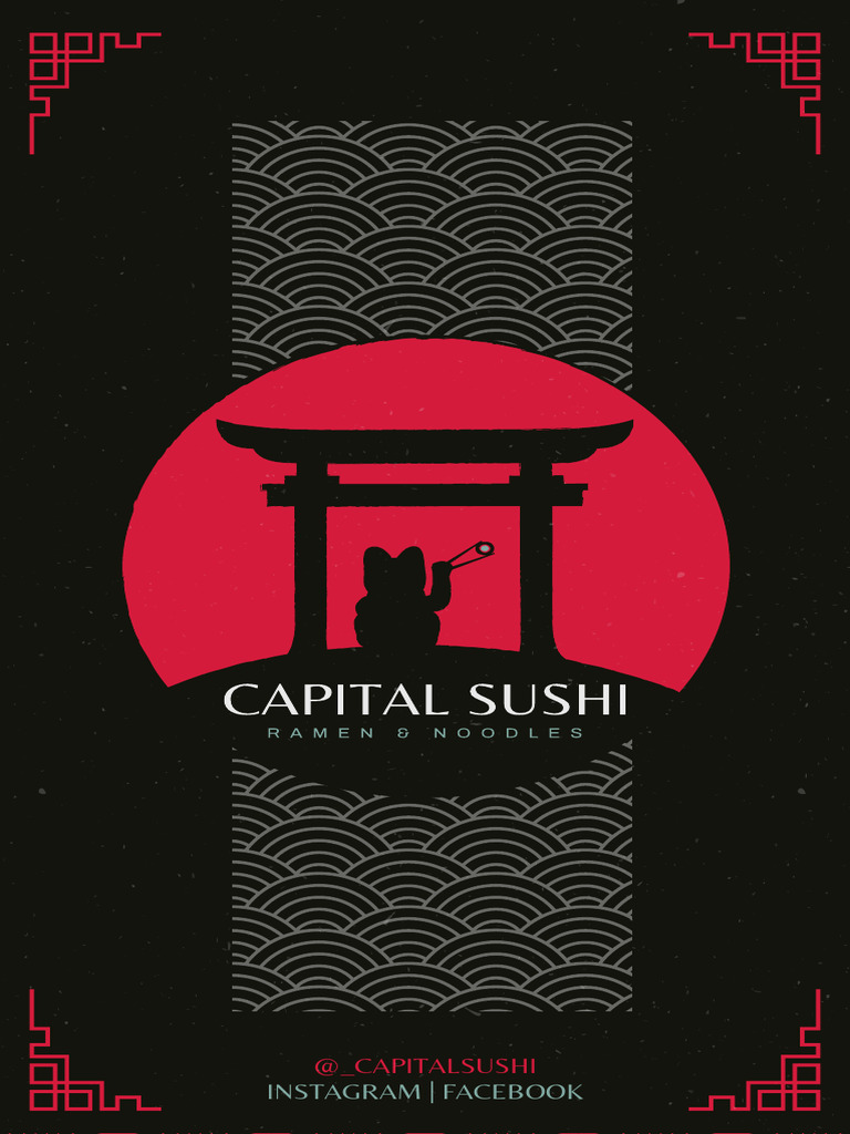 Capital sushi menú real | PDF | Gusto | Cerveza