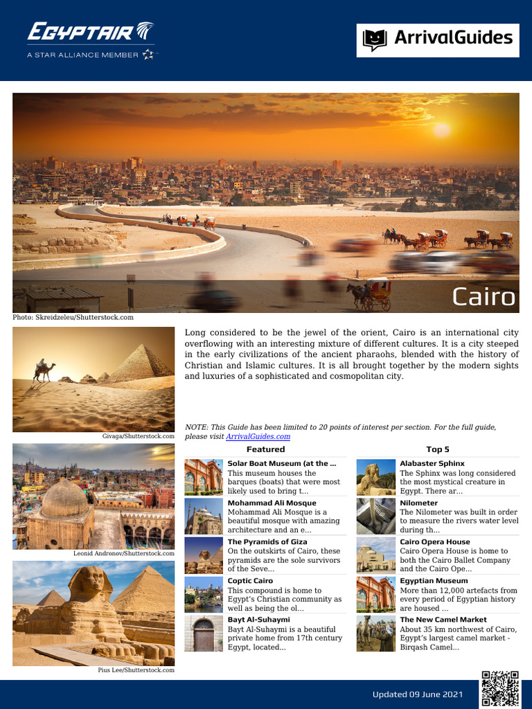 Cairo Guide by Egypt Air | PDF | Cairo | Egypt