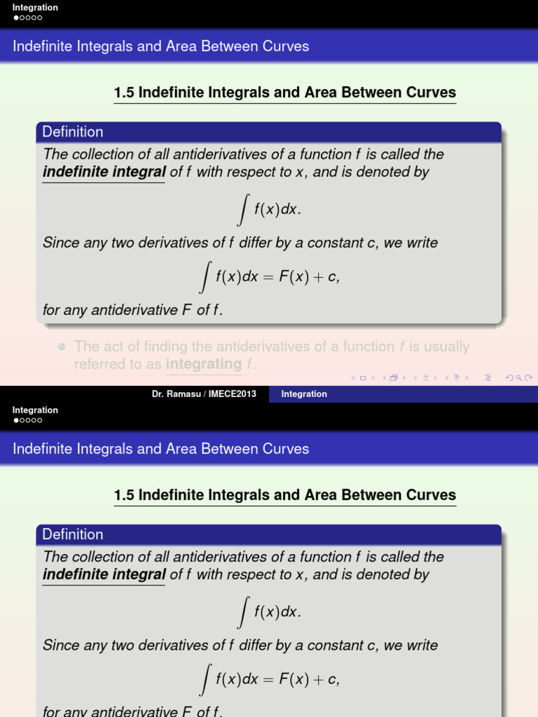 Lecture 6, Area Between Curves(21022024) | PDF | Integral | Area