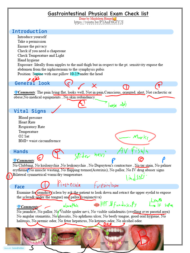 Fandoscopy: Gastrointestinal Exam Guide | PDF | Abdomen | Medical ...