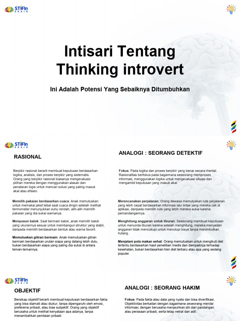 03. Thinking Introvert - Very Solver | PDF