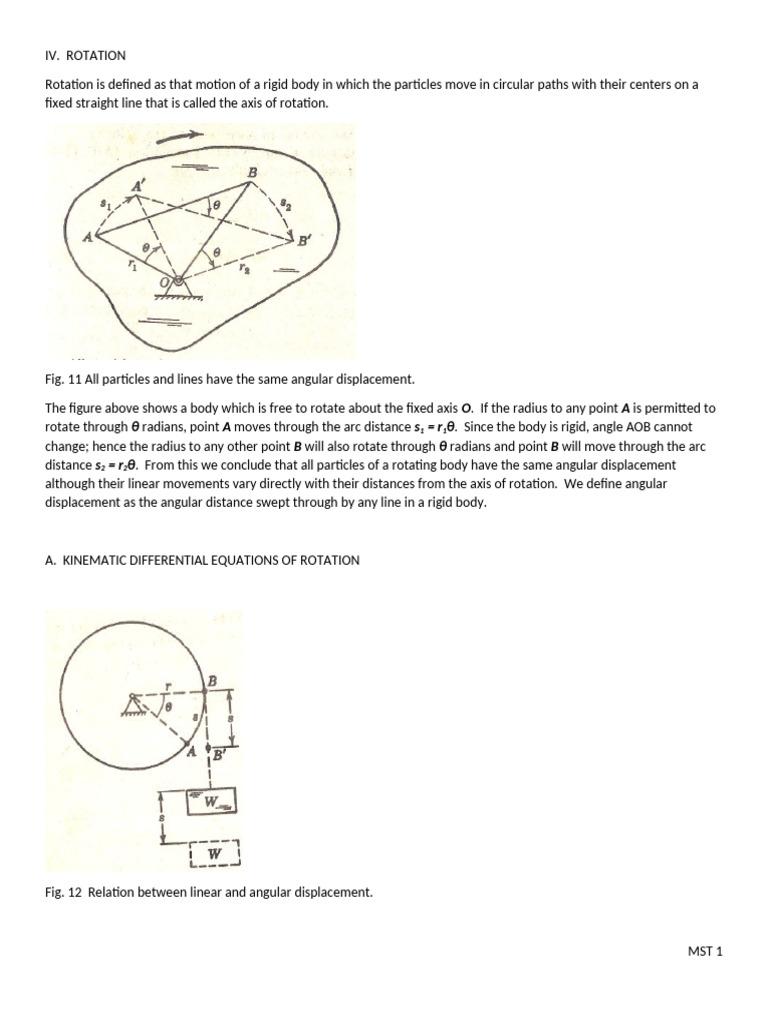 Understanding Rotation and Work Energy | PDF | Rotation Around A Fixed ...