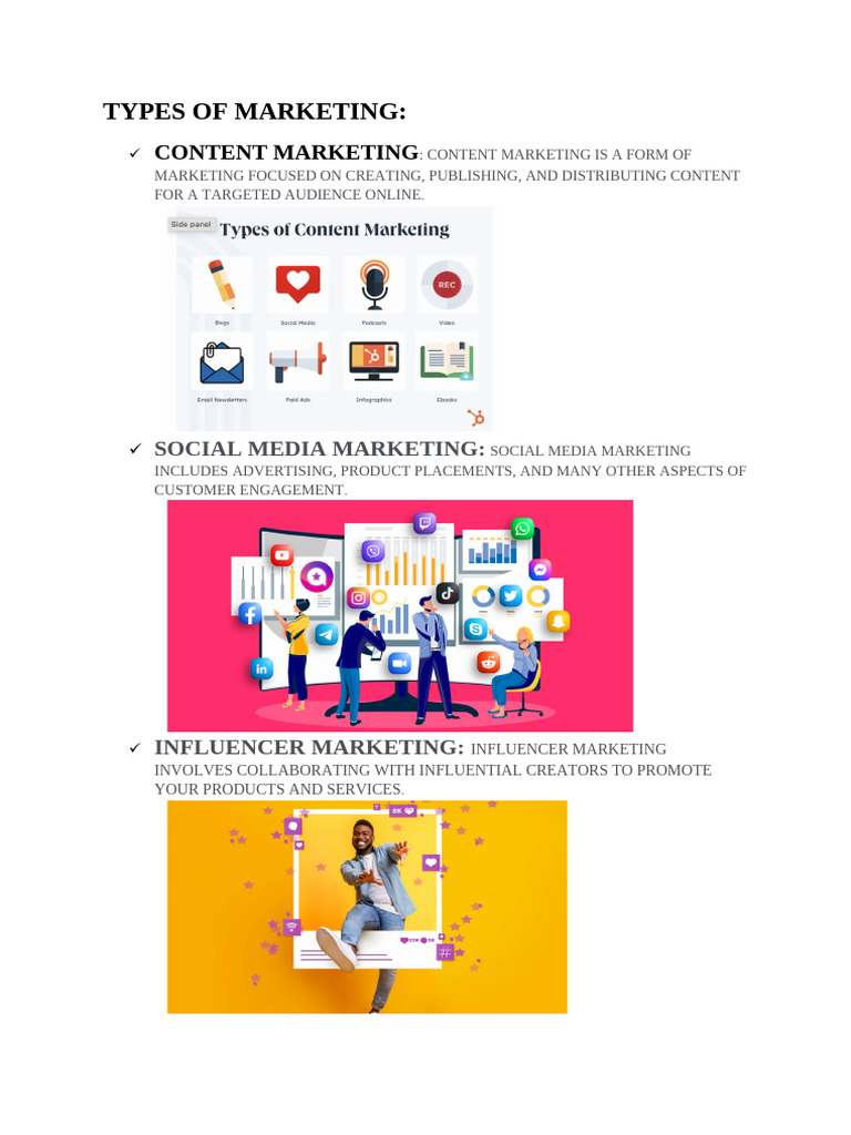 Types of Marketing | PDF