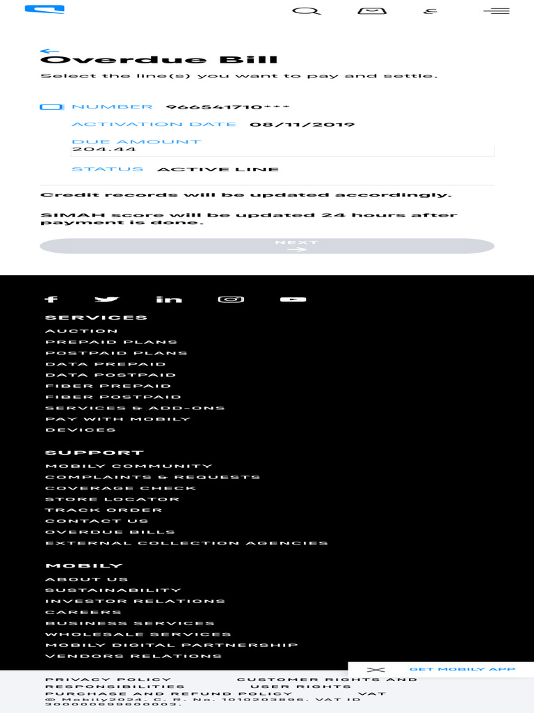 Previous Overdue Bills | PDF