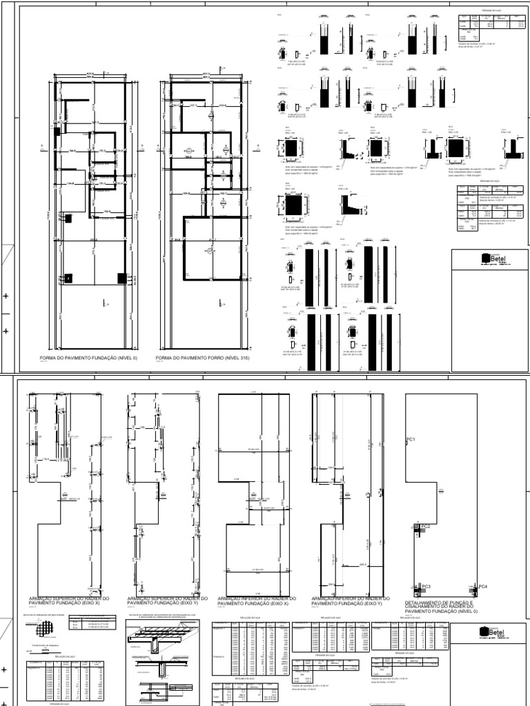 Projeto 1 Padrao Baixo - Estrutural | PDF