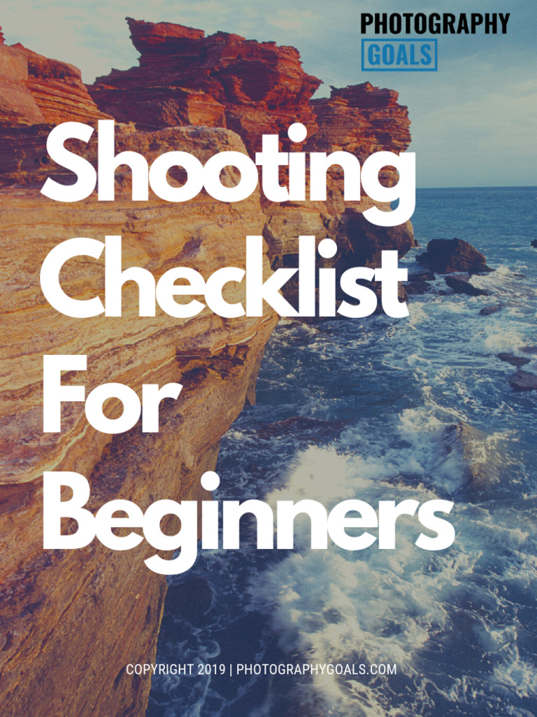 Beginner Checklist LM | PDF | Shutter Speed | Aperture