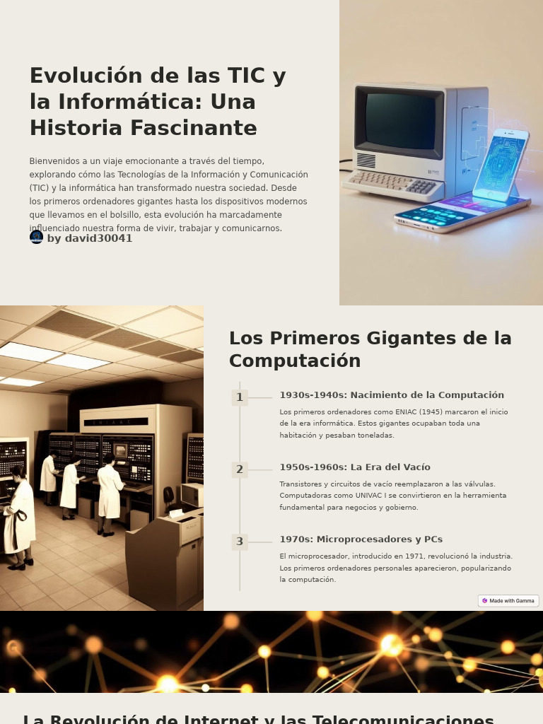Evolucion de Las TIC y La Informatica Una Historia Fascinante | PDF ...