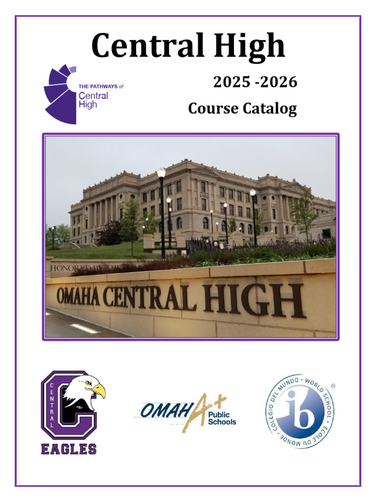 Central High School Course Catalog 2025-2026 | PDF | General ...