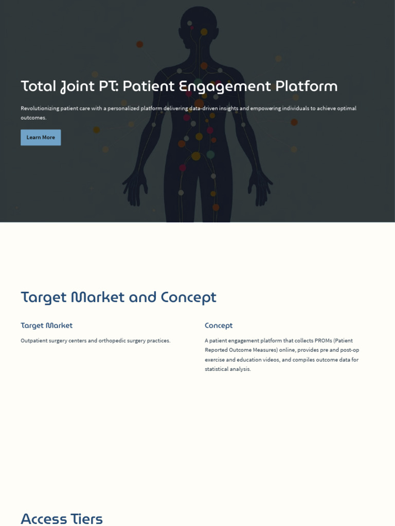 Patient Engagement in Total Joint PT | PDF | Patient | Usability