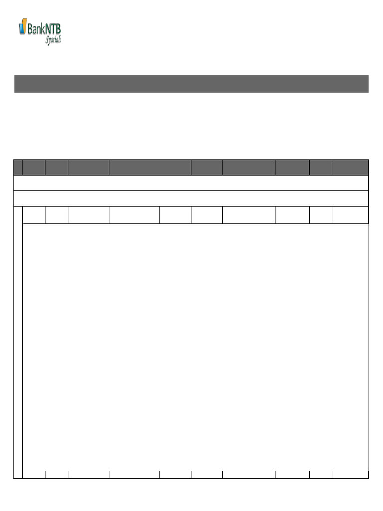 Laporan Multi Transfer Internal Bank NTB | PDF